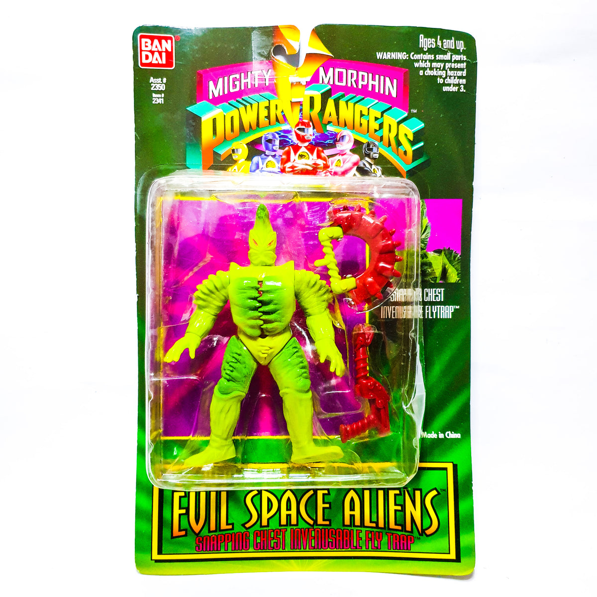 ToySack | Invenusable Flytrap, Mighty Morphin Power Rangers Bandai 1994 – "ToysAaack" | Re ...
