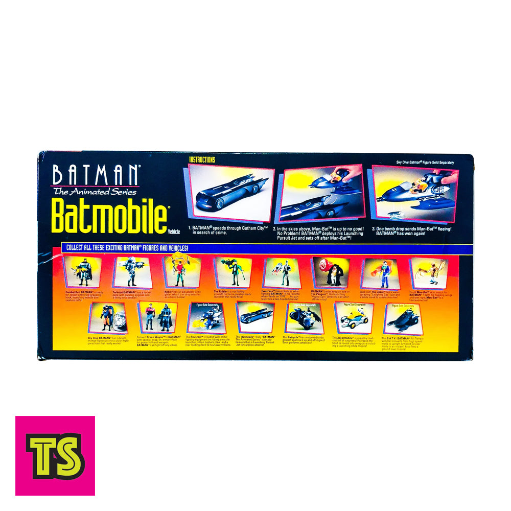 Batmobile from Batman The Animated Series (Mint in Box), BTAS by Kenner ...