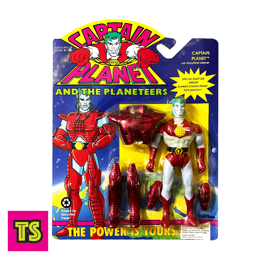 Armored Captain Planet, Vintage Captain Planet and the Planeteers by ...
