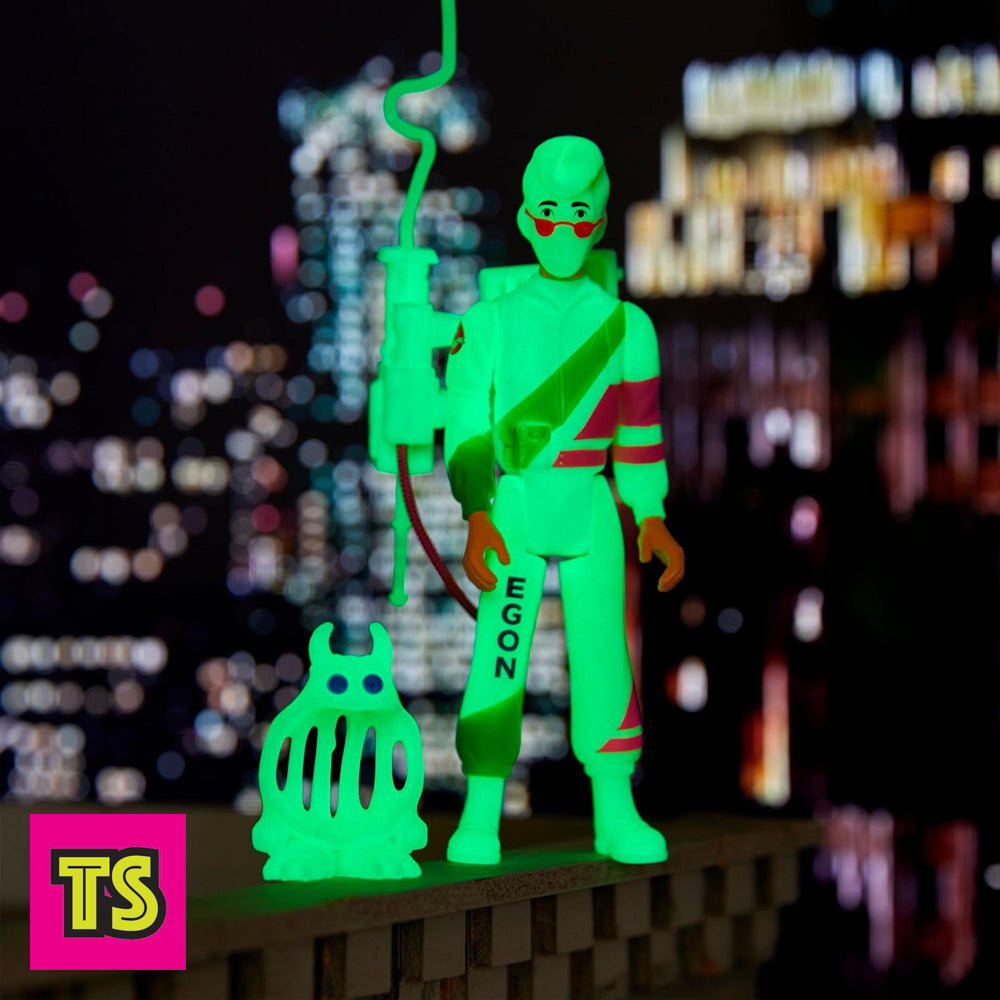 Ecto-Glow Real Ghost Busters Set of 4: Ray, Egon, Peter, Winston ...