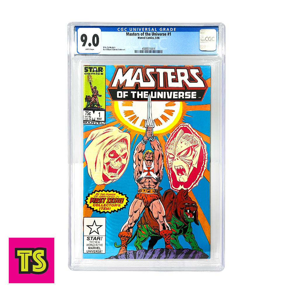 Masters of the Universe #1 (Marvel / Star Comics, 1986), CGC 9.0 (White ...
