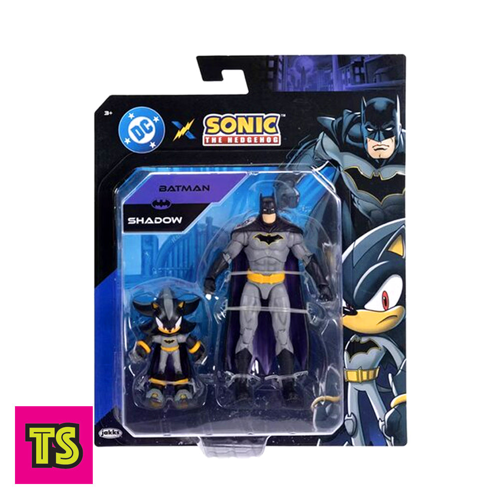 Batman & Shadow 2-Pack, DC x Sonic the Hedgehog by Jakks Pacific 2025 ...