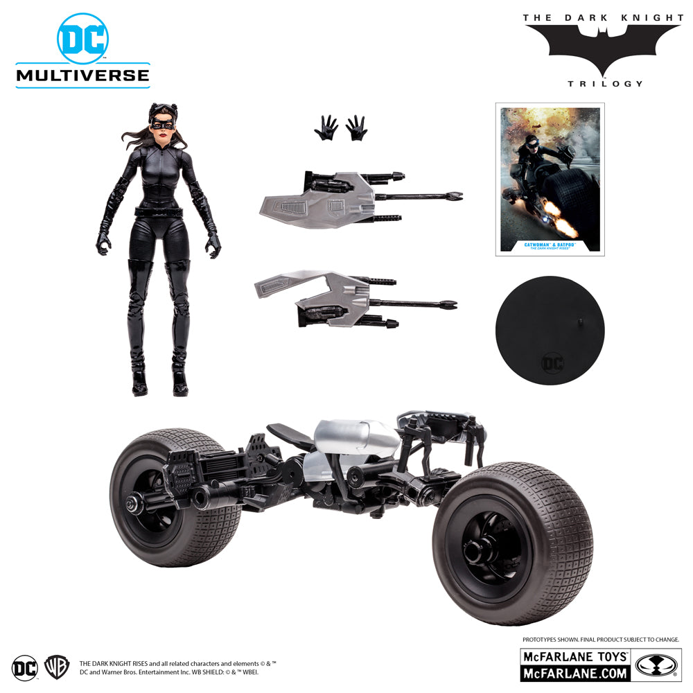 Catwoman & Batpod The Dark Knight Rises, DC Multiverse by McFarlane ...