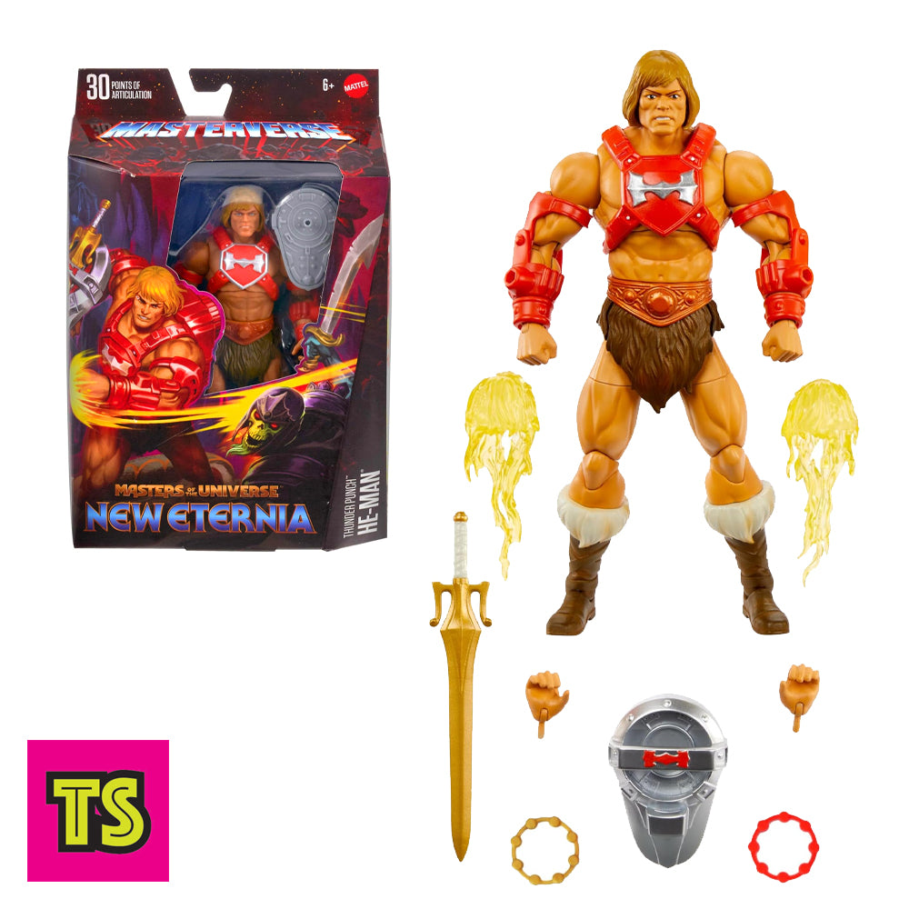 Thunder Punch He-Man, MOTU Masters of the Universe Origins Masterverse ...