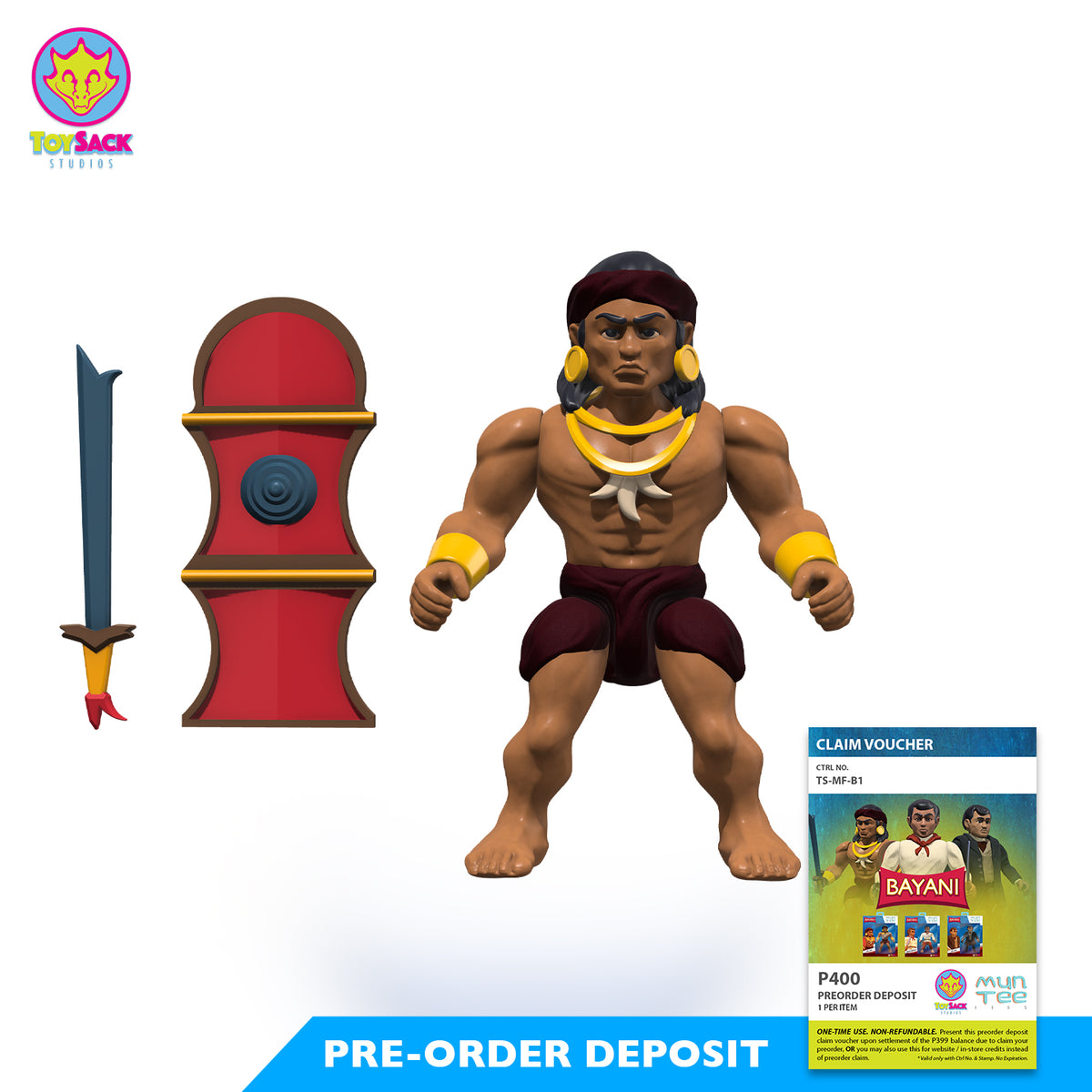 Lapu-Lapu - Pre-Order Deposit Claim Voucher, Bayani 3.5" Scale Figure ...