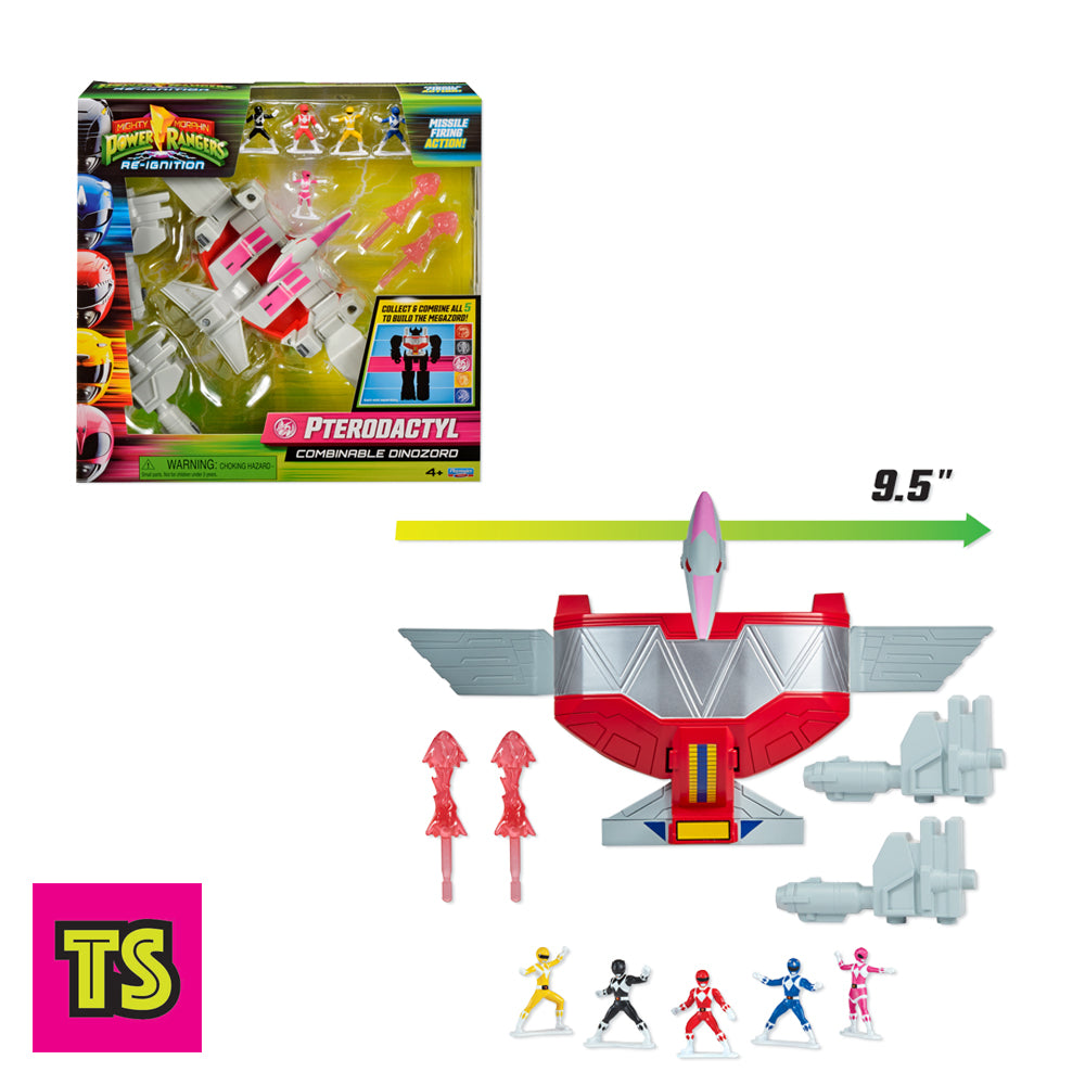 Pterodactyl Combinable Dinozord Forms 16-Inch Megazord (Advance Order ...