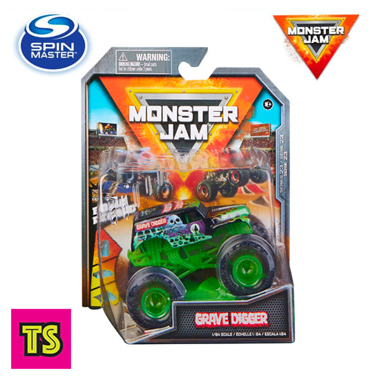 1:64 Scale Grave Digger, Monster Jam by Spin Master 2023 | ToySack ...