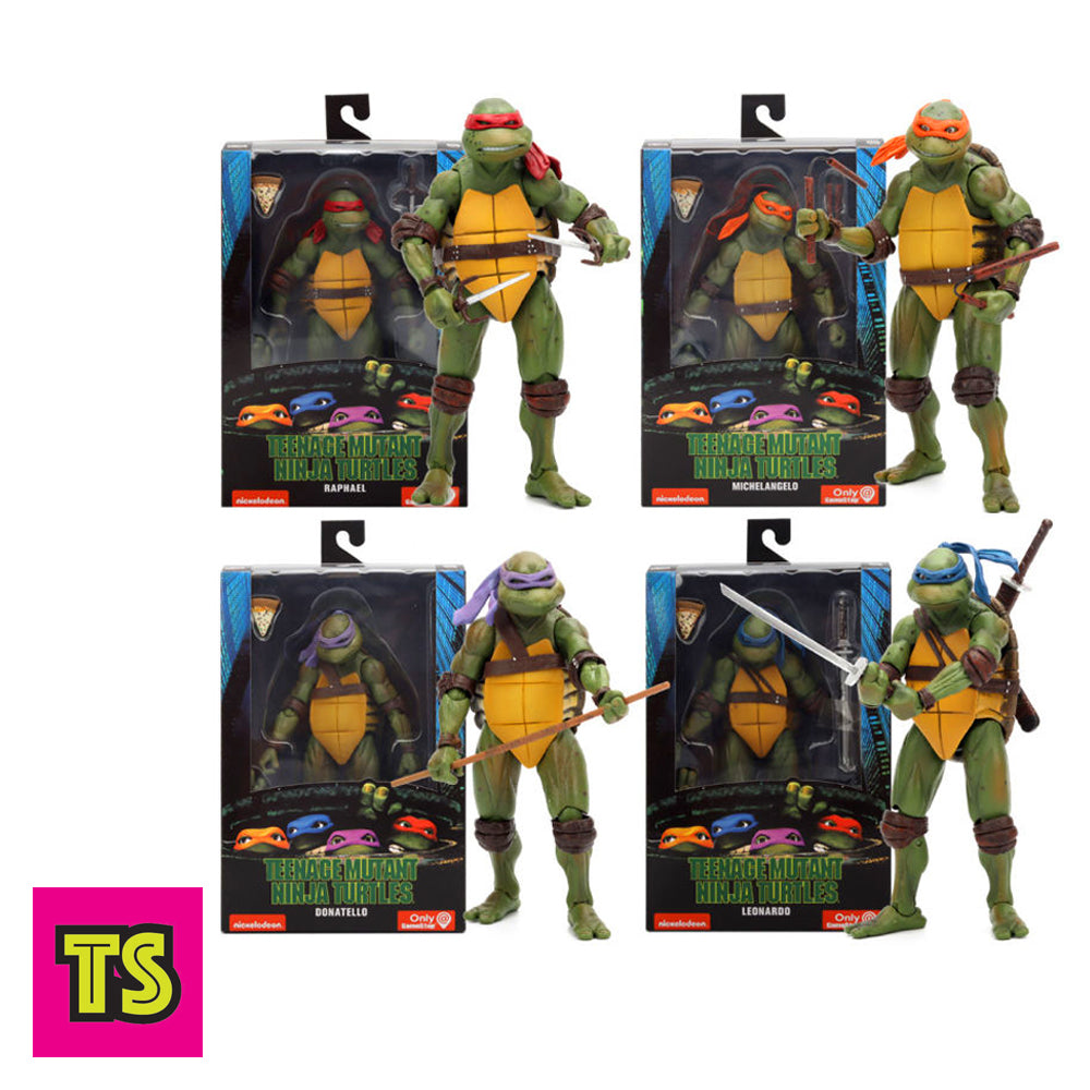 Ninja Turtles Set of 4, Teenage Mutant Ninja Turtles 1990 Movie TMNT by ...