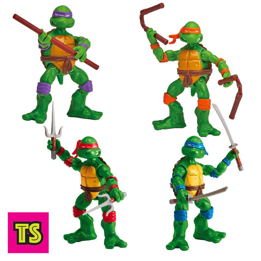 Laird-Eastman Comic Ninja Turtle Set: Leonardo, Donatello, Michelangelo ...