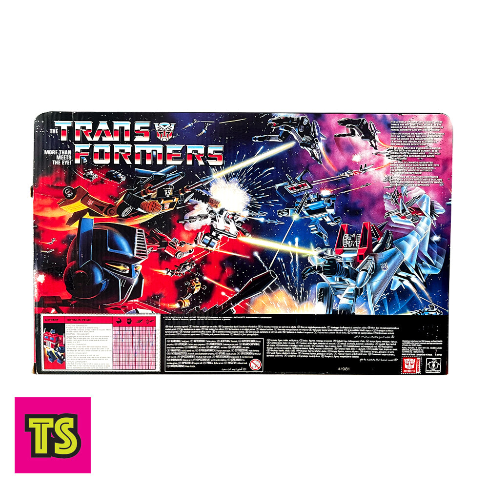 Optimus Prime (Cartoon Colors) 40th Anniversary Edition, Transformers ...