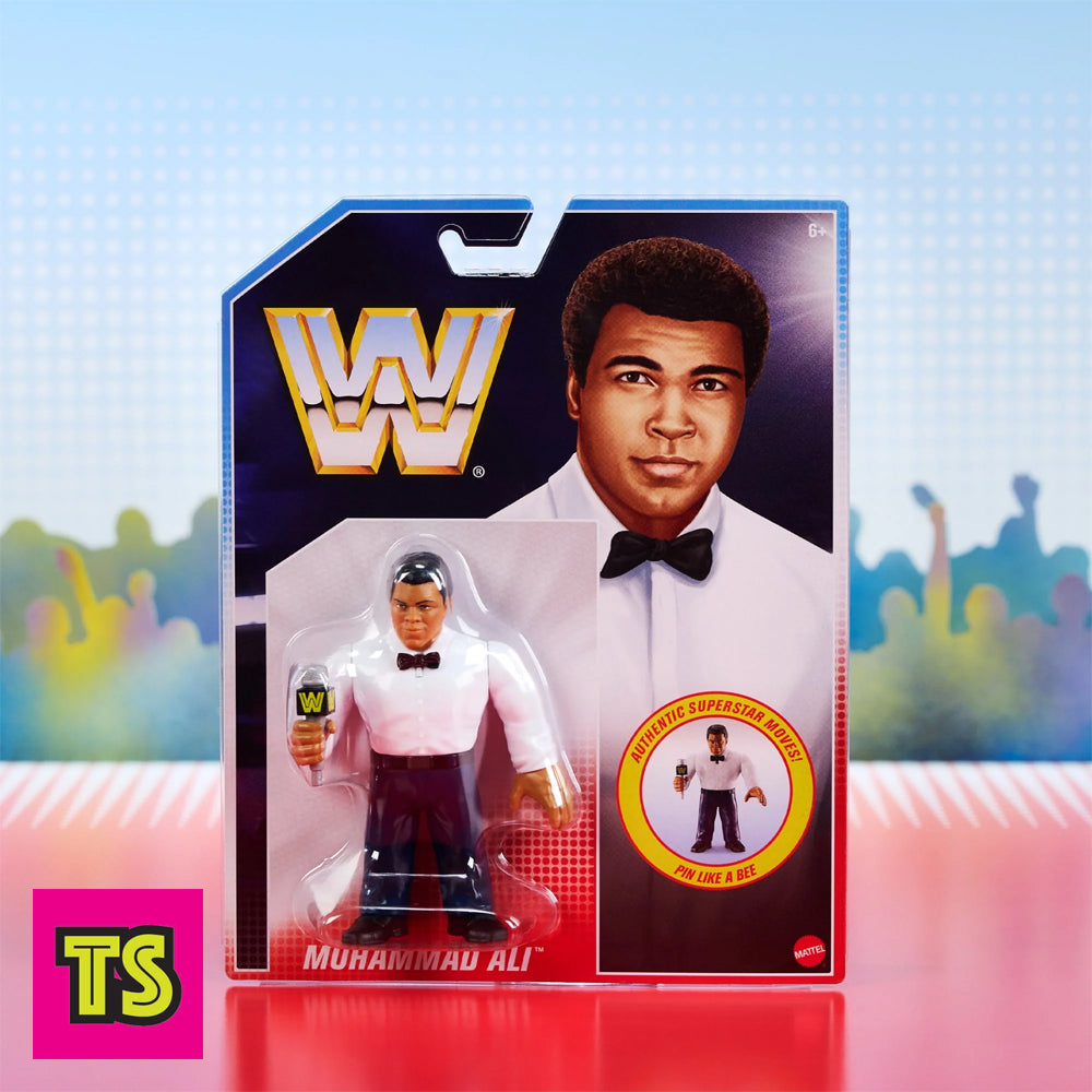 WWE Wrestlemania Collection Retro 4-Pack: Hulk Hogan, Muhammad Ali, Big ...