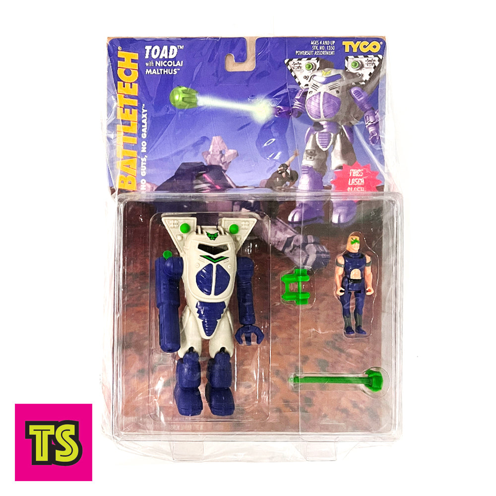 Toad with Nicolai Malthus, Battletech by Tyco 1994 | ToySack ...
