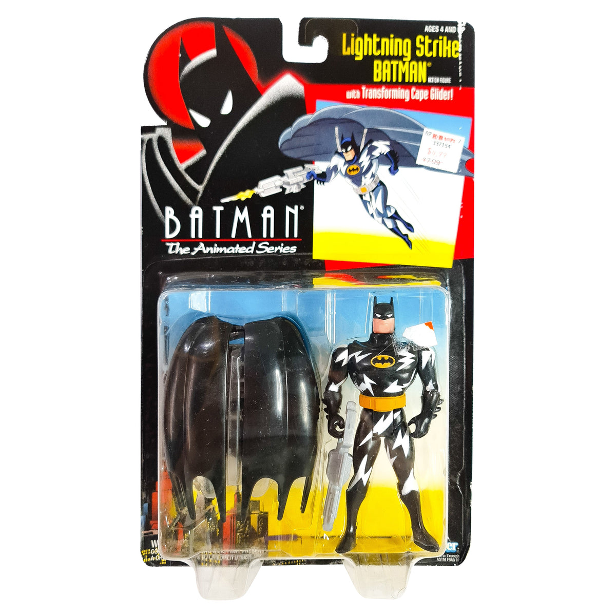 Lightning Strike Batman, Batman the Animated Series by Kenner 1994 ...