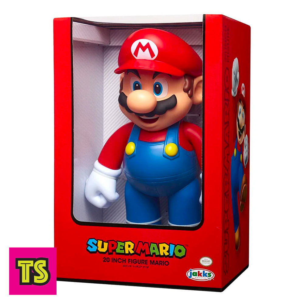 20-In Mario PVC (Articulated Arms & Legs), Super Mario by Jakks Pacific ...