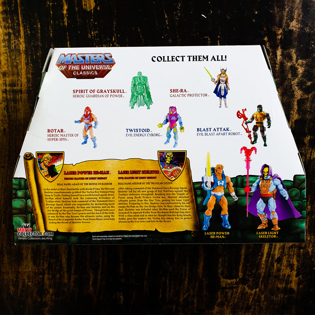 ToySack | MOTUC Laser Power He-Man & Laser Light Skeletor 2-Pack ...
