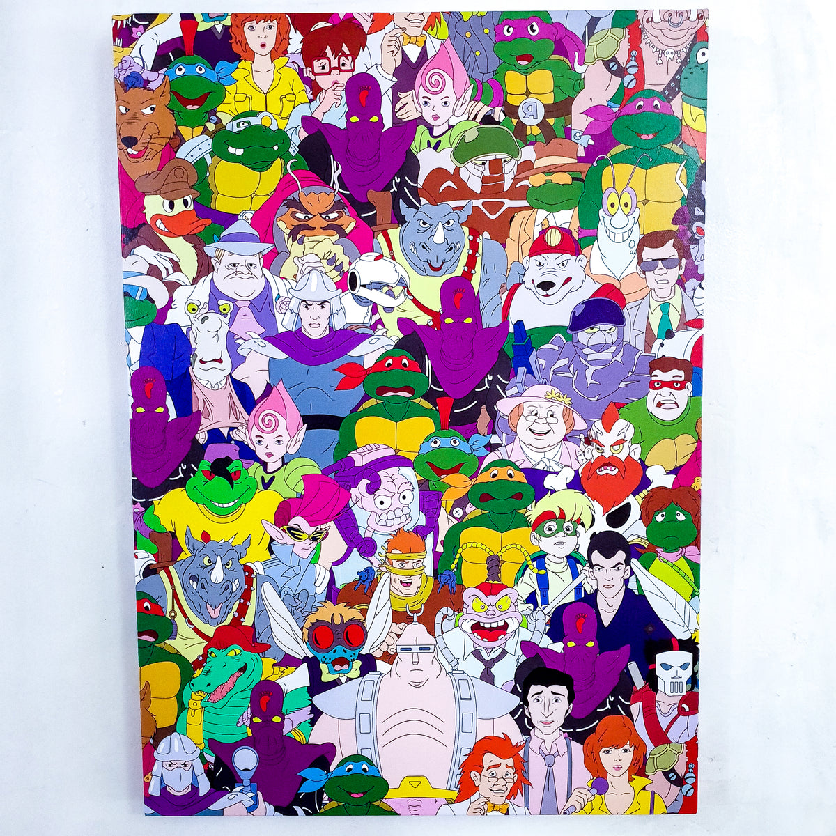ToySack | TMNT Teenage Mutant Ninja Turtles Pop-Art Collage, 24"x36 ...