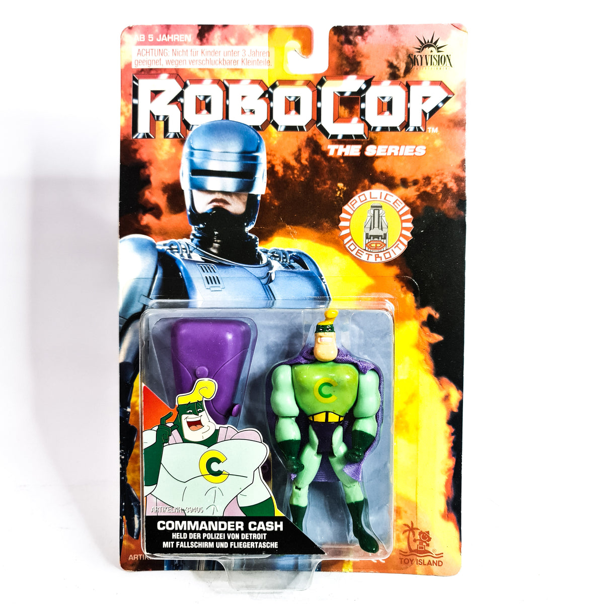 ToySack | Robocop w/ FREE Sgt. Sparks & Commander Cash Action Figures ...