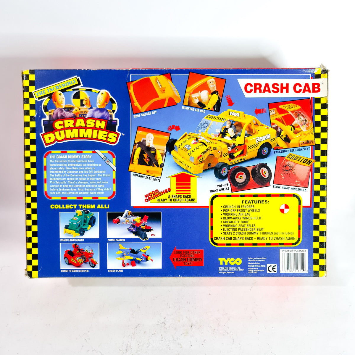 ToySack | Crash Cab, The Incredible Crash Dummies by Tyco 1992 ...