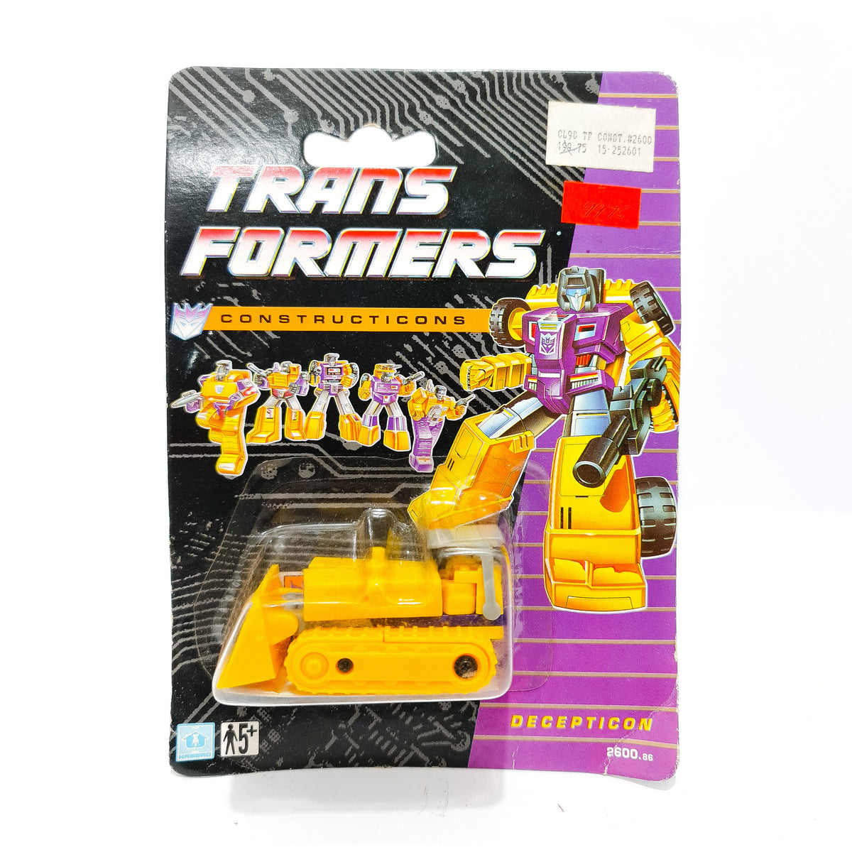 ToySack | Constructicon Bone Crusher, Transformers G2 by Hasbro UK 1991 ...