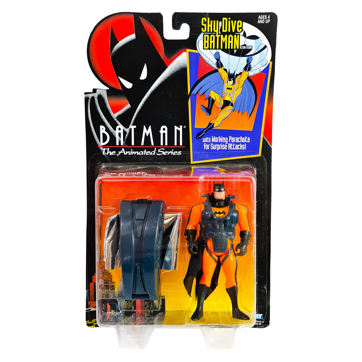 ToySack | Sky Dive Batman, Batman the Animated Series BTAS by Kenner ...